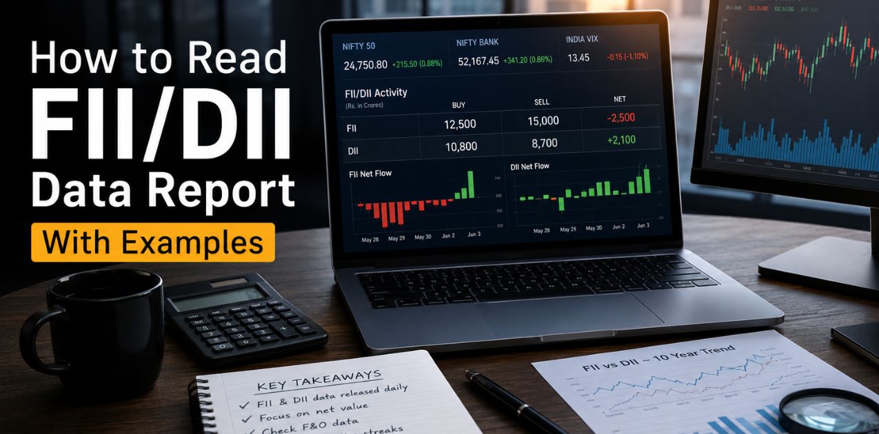 How to Read an FII/DII Data Report (With Examples)